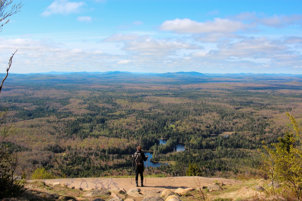 Hiking to the top of Azure Mountain and its fire tower in the ...